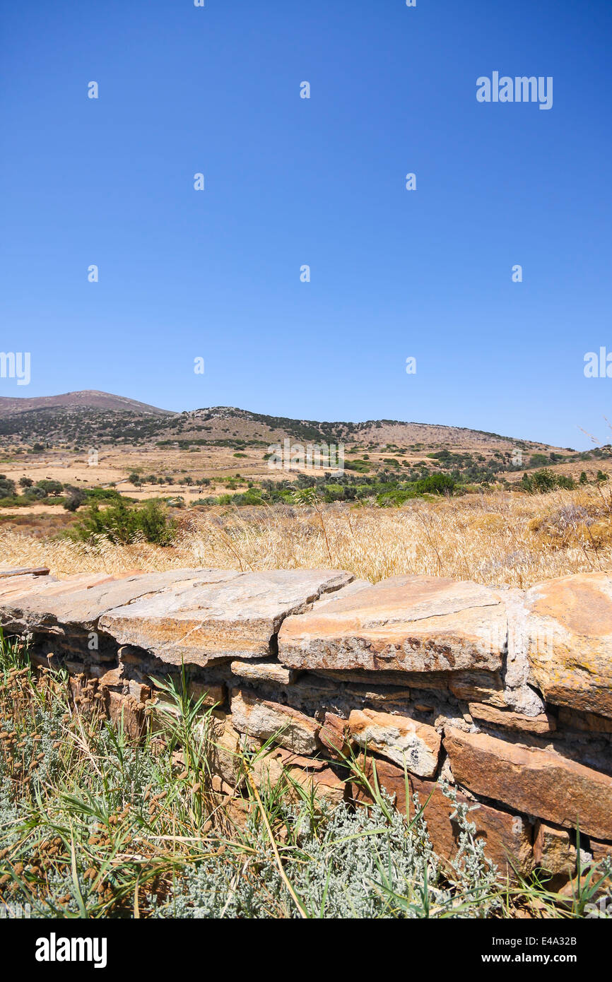 Greece, Cyclades, Naxos, Landscape Stock Photo - Alamy