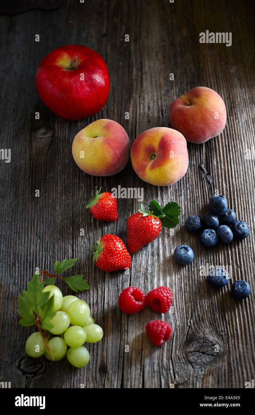 Variety of fresh fruit Stock Photo - Alamy