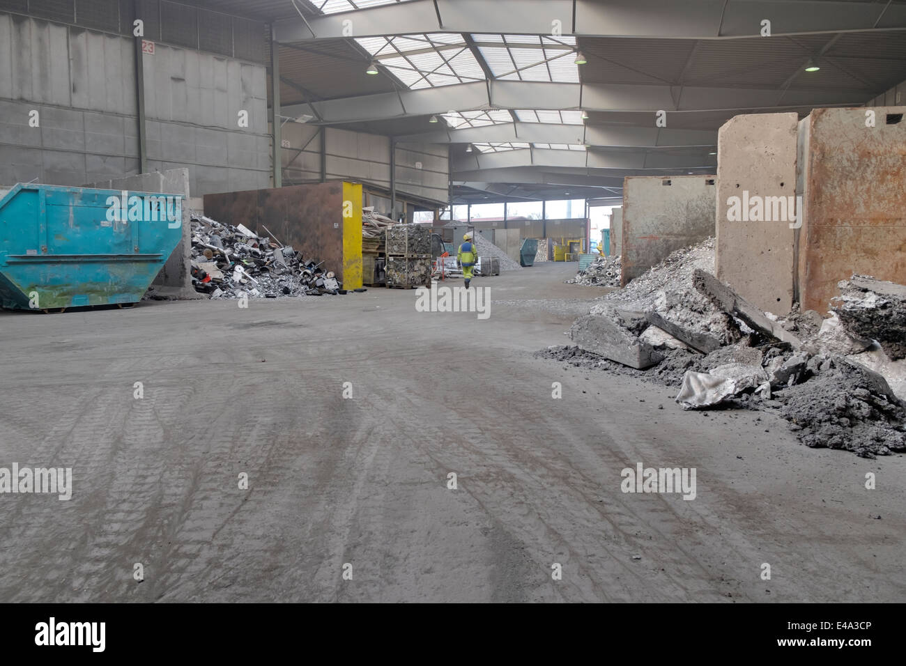 Scrap metal recycling plant Stock Photo - Alamy