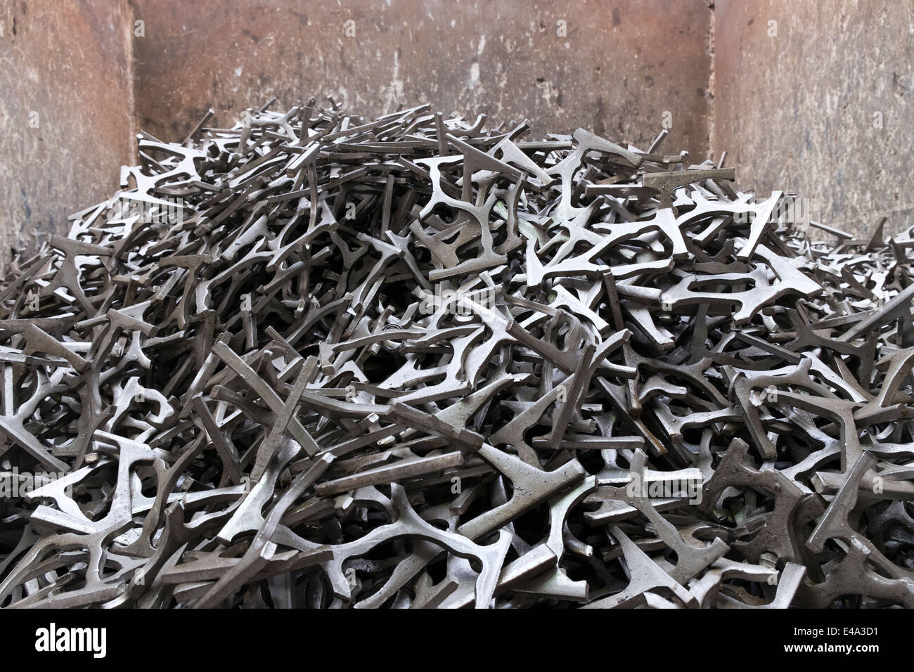 Stainless steel in a scrap metal recycling plant Stock Photo - Alamy
