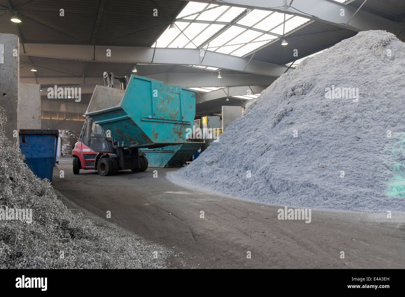 Scrap metal recycling plant Stock Photo - Alamy