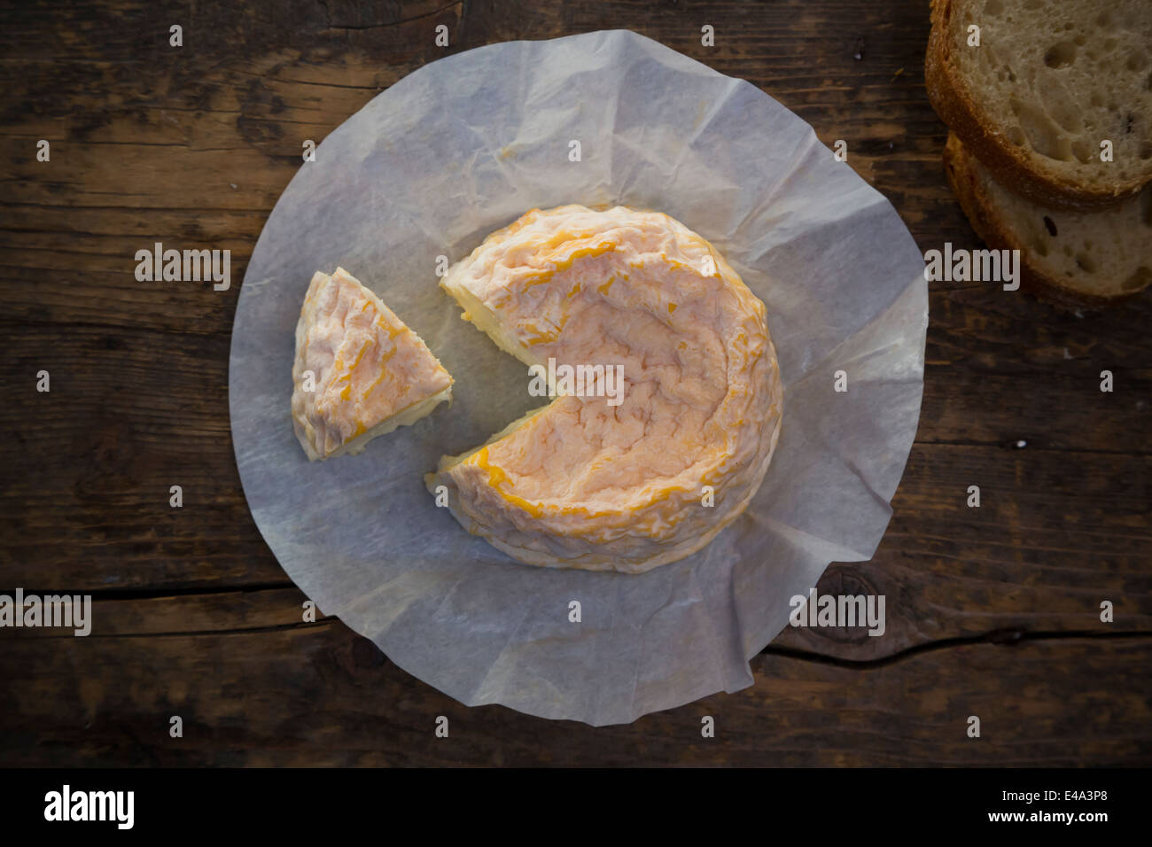 Langres cheese, French soft cheese Stock Photo - Alamy