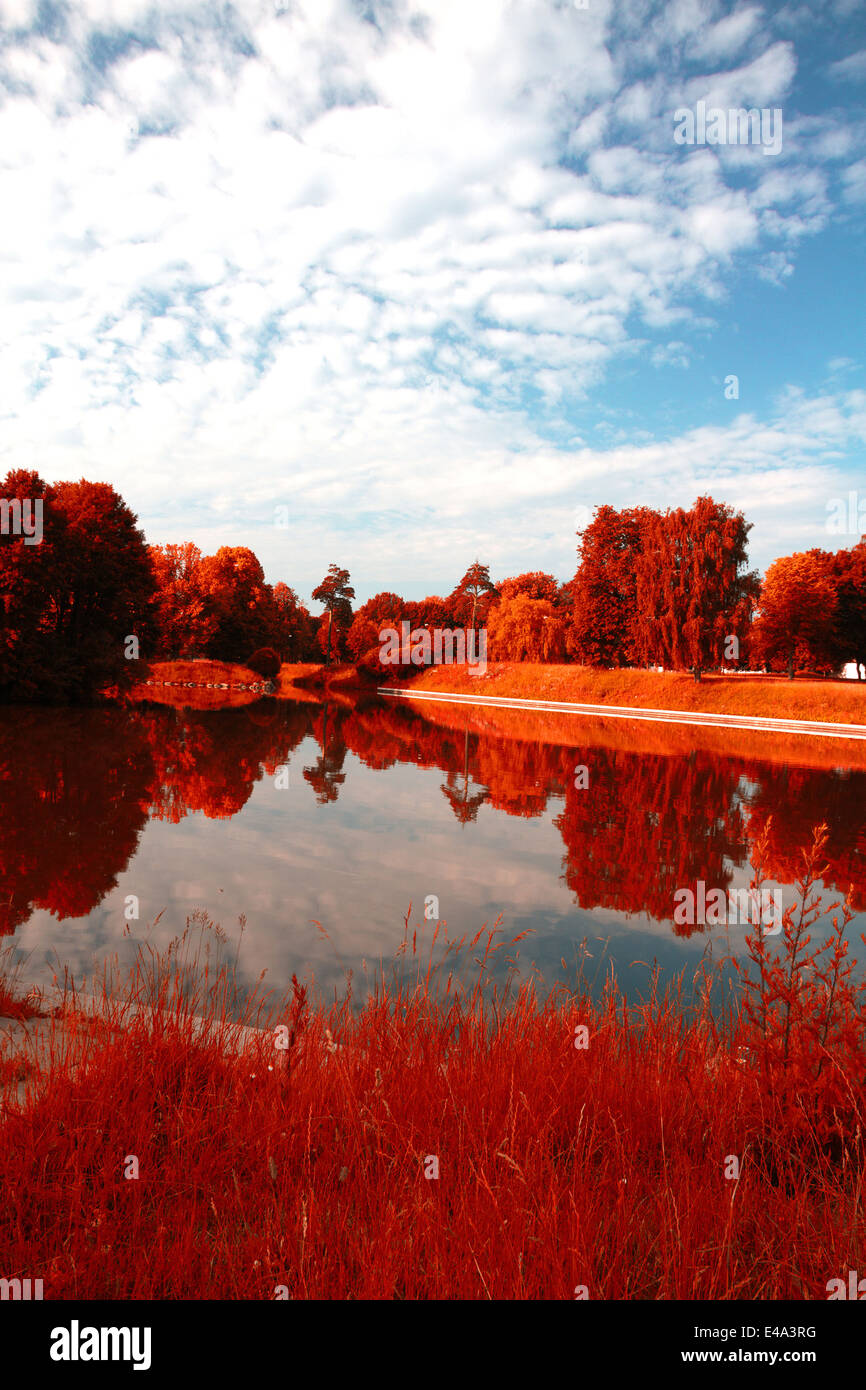landscapes made of infrared photography Stock Photo - Alamy