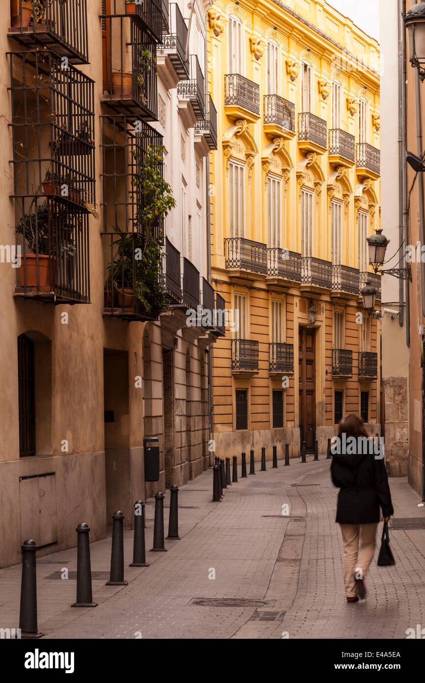 Valencia street view hi-res stock photography and images - Alamy
