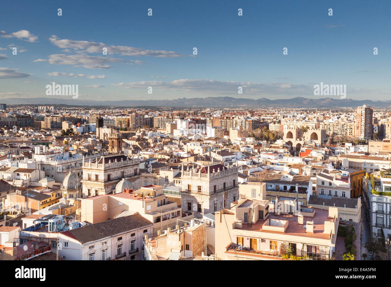 The rooftops of Valencia in Spain, Europe Stock Photo - Alamy