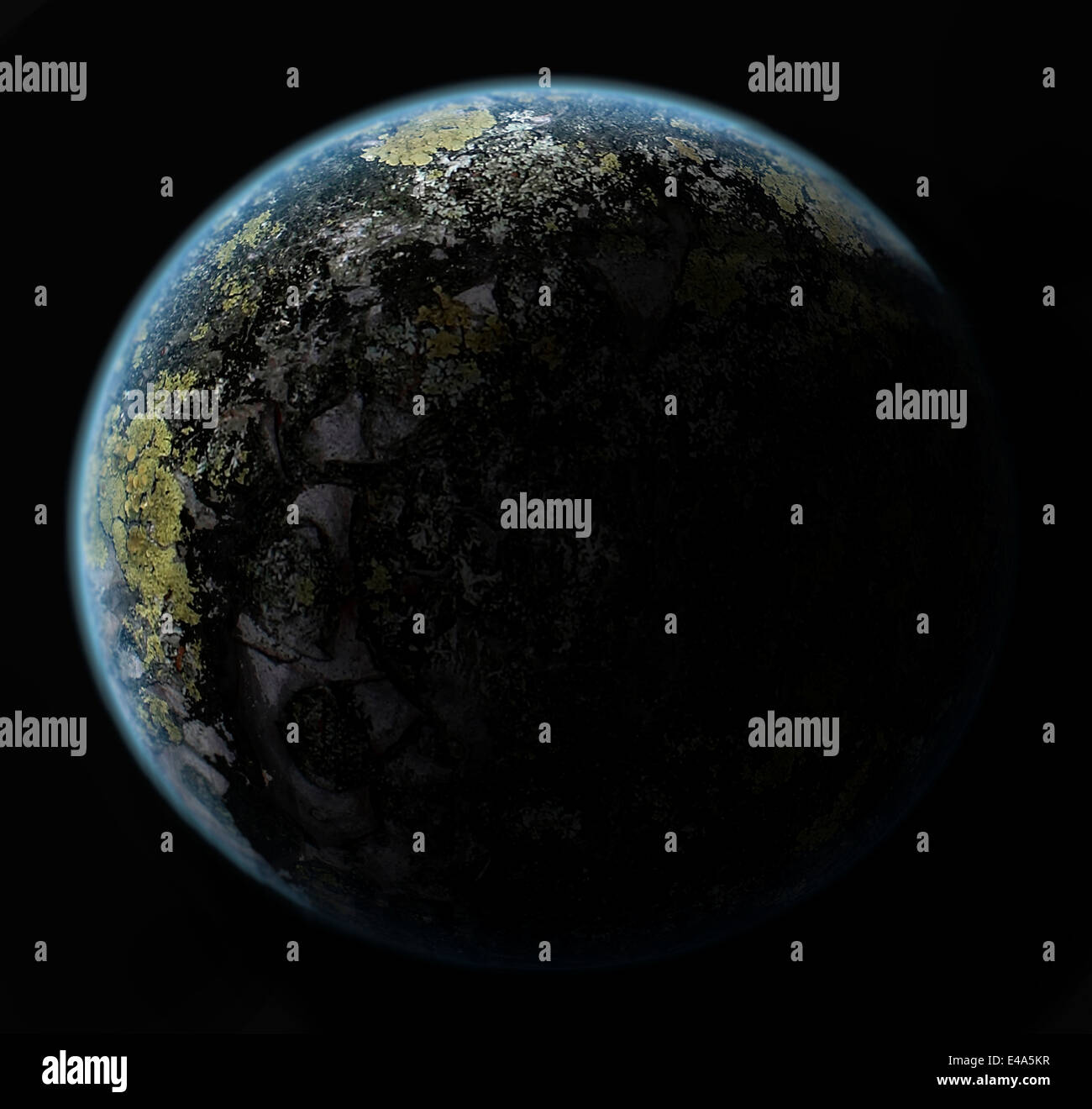 Digital render of planet Stock Photo - Alamy