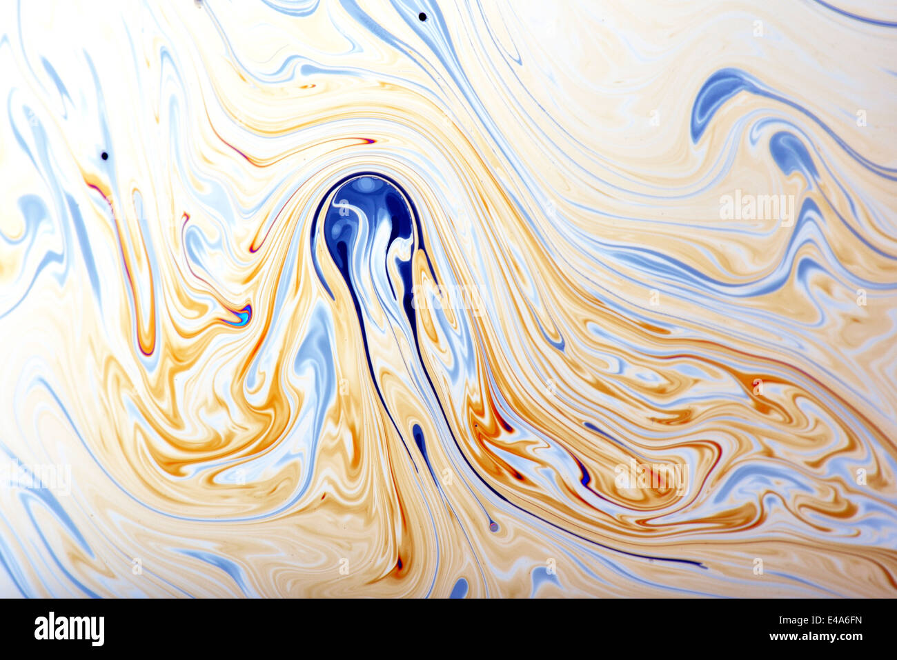Light interference patterns on soap film Stock Photo - Alamy