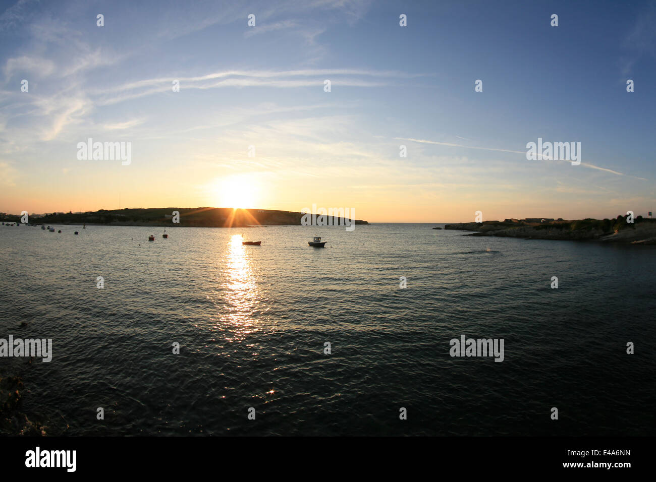 Spain, Bilbao, Coast, Sunset Stock Photo - Alamy