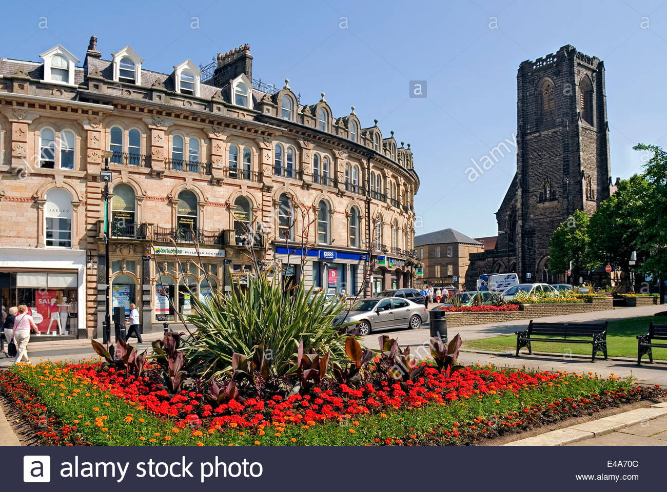 Harrogate (or Harrogate Spa) is a spa town in North Yorkshire Stock ...