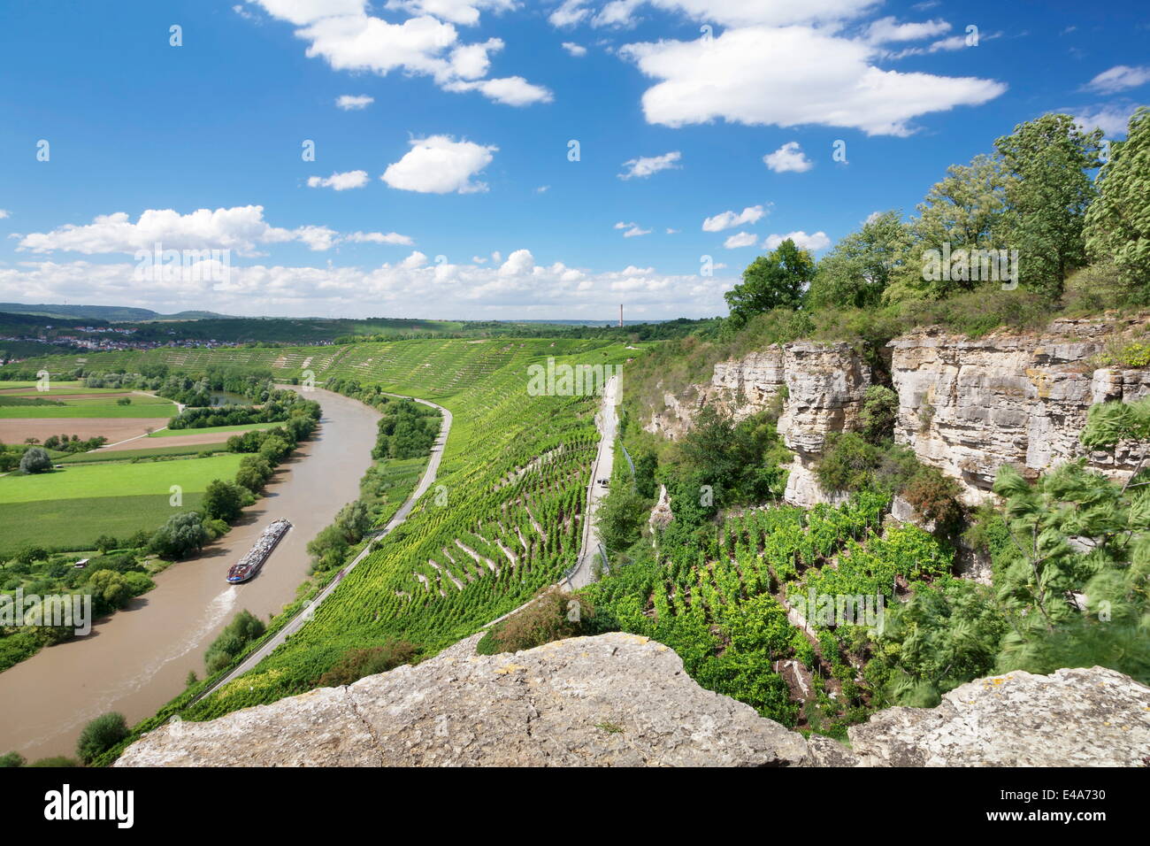 Hessigheim Felsengarten (Rock Gardens), Neckartal Valley, River Neckar ...