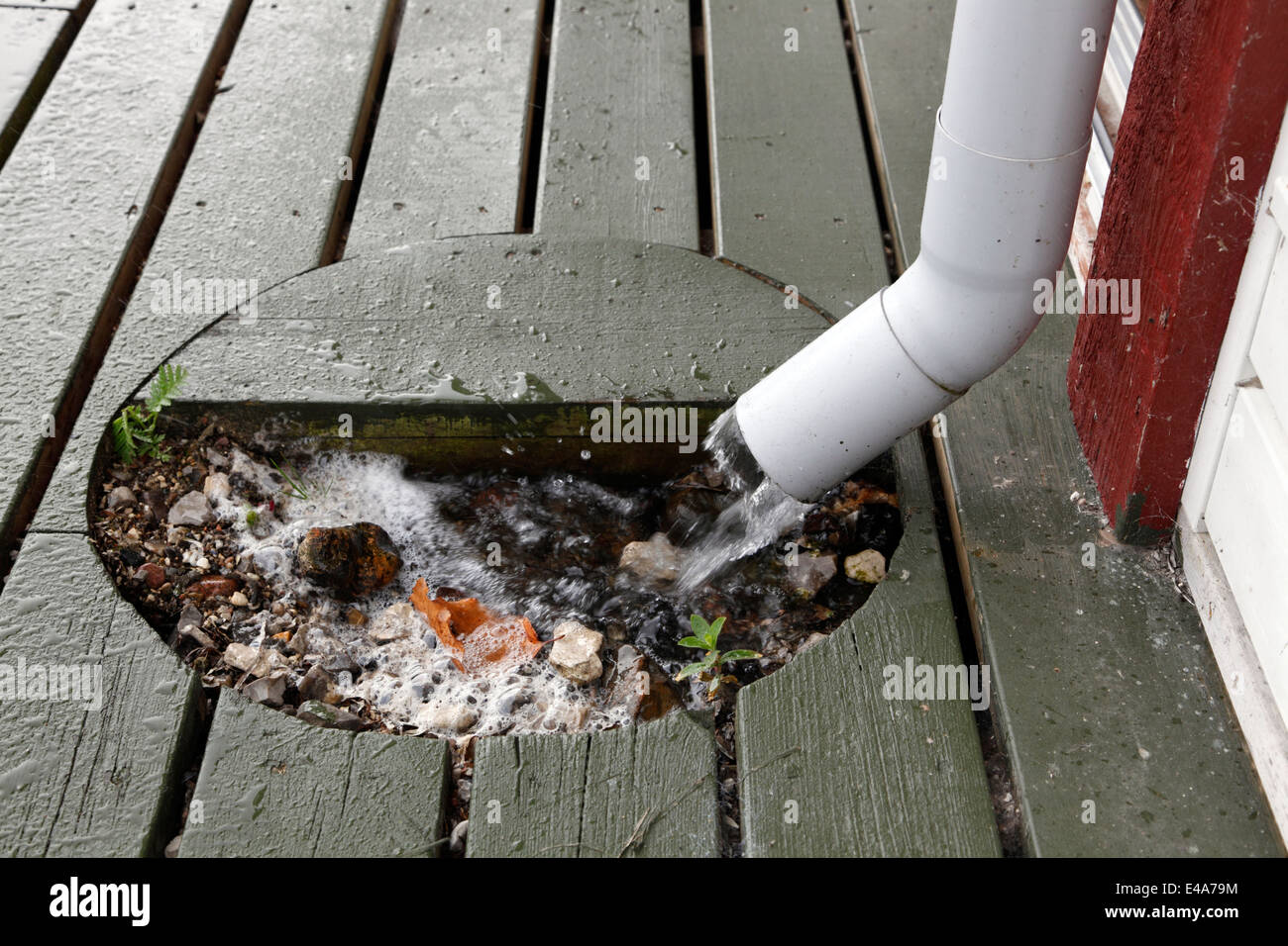 Rain water downpipe hi-res stock photography and images - Alamy