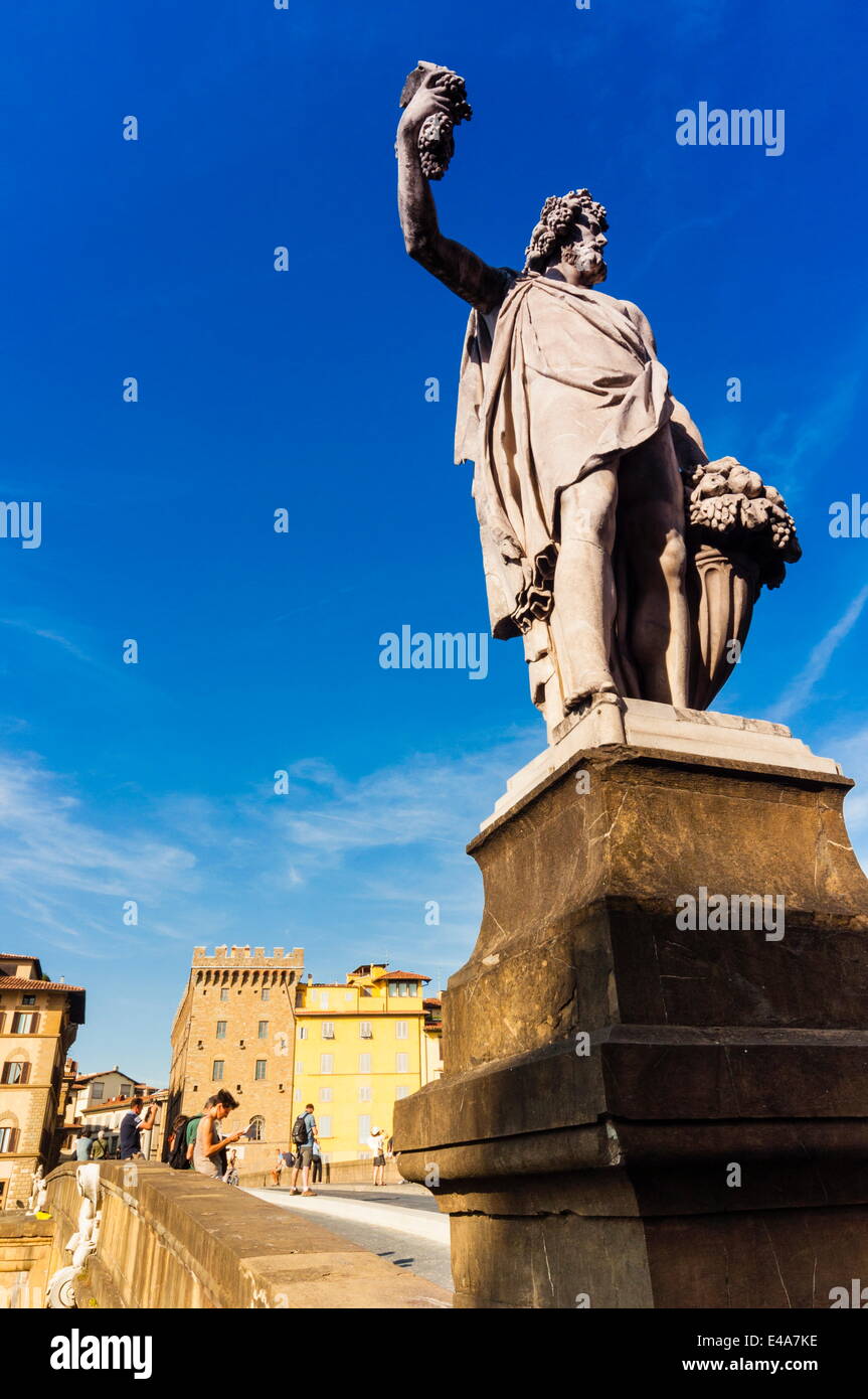 Statue of Autumn, Ponte Santa Trinita, Florence (Firenze), UNESCO World ...