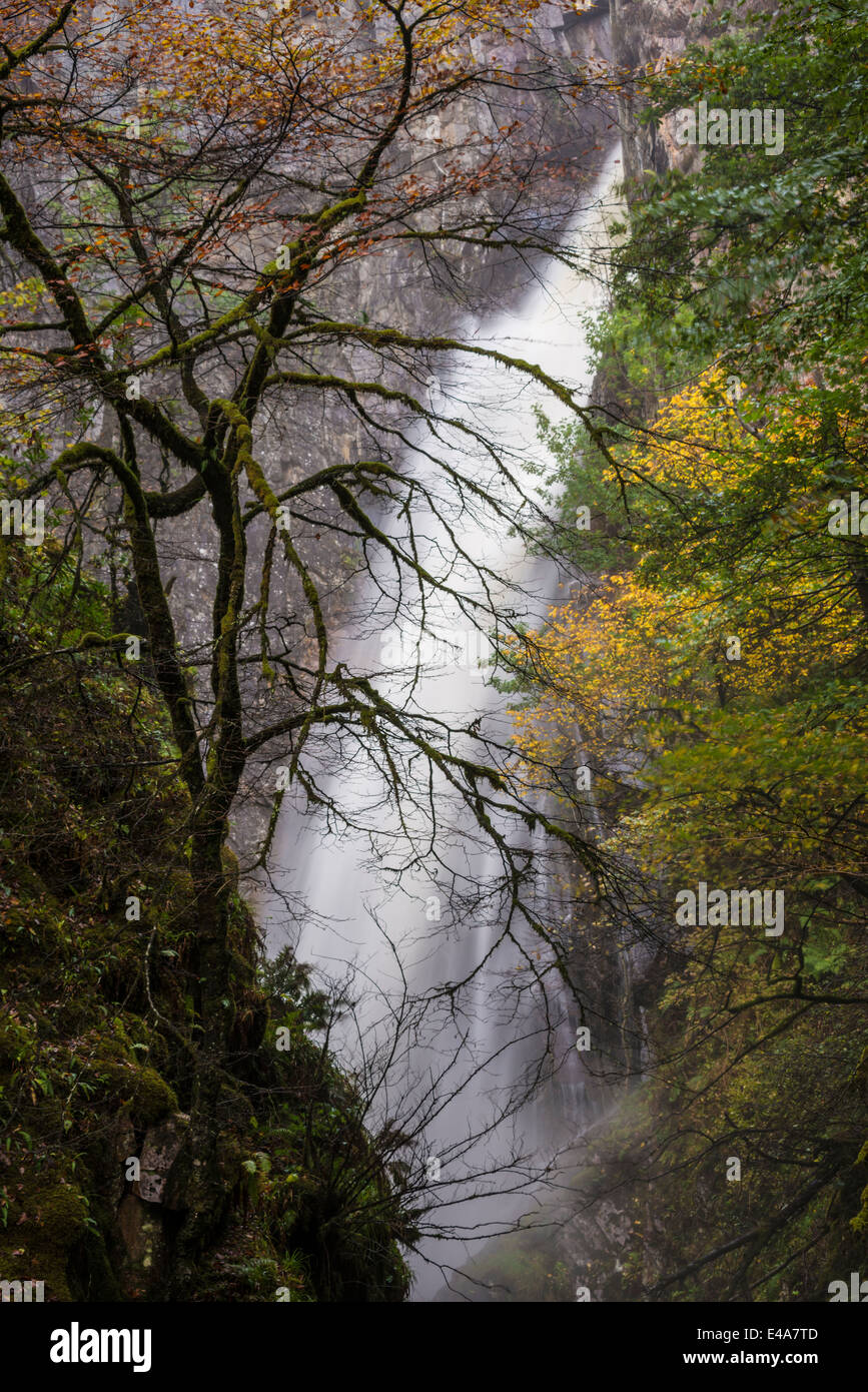Grey Mare's Tail waterfall, Kinlochleven, Scottish Highlands, Scotland ...