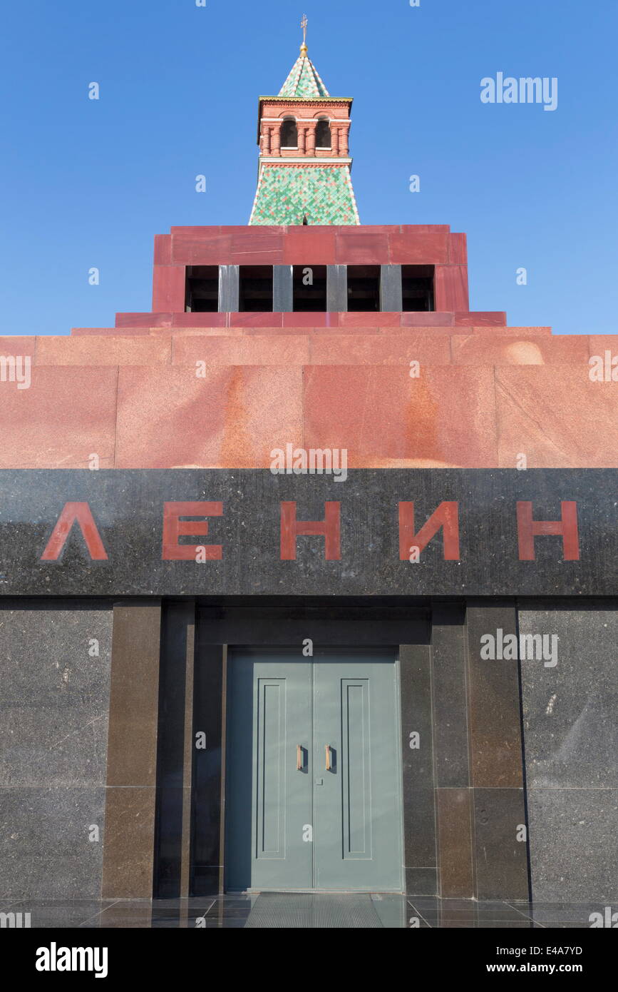 Lenin's Tomb in Red Square, UNESCO World Heritage Site, Moscow, Russia ...