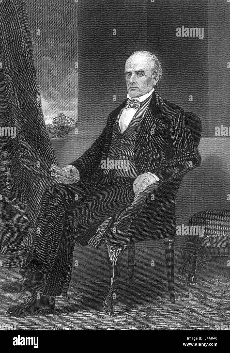 Daniel Webster, 1782 - 1852, a senator from Massachusetts Stock Photo ...