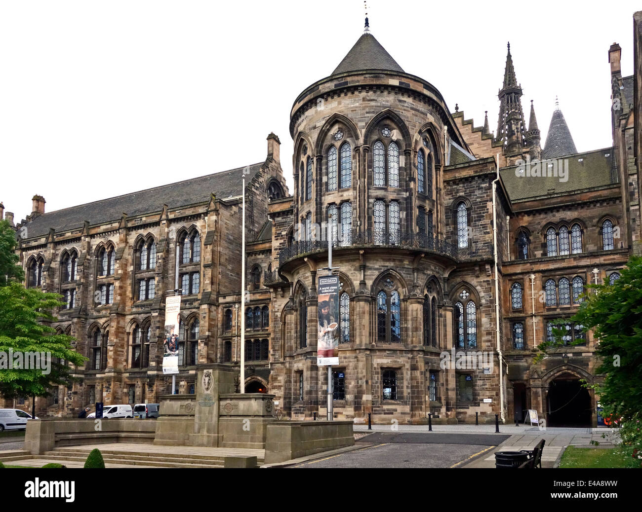University of Glasgow entrance to Visitor Centre, Hunterian Museum ...