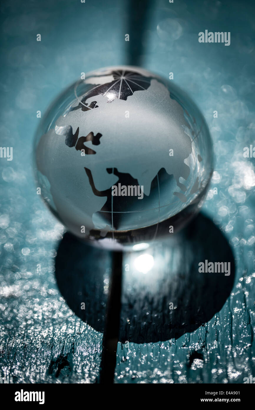 Globe glass ball Stock Photo - Alamy