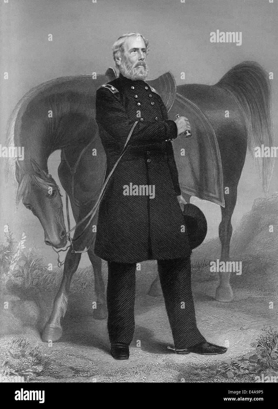 Edwin Vose Sumner, 1797 - 1863, an United States Army officer, Union ...