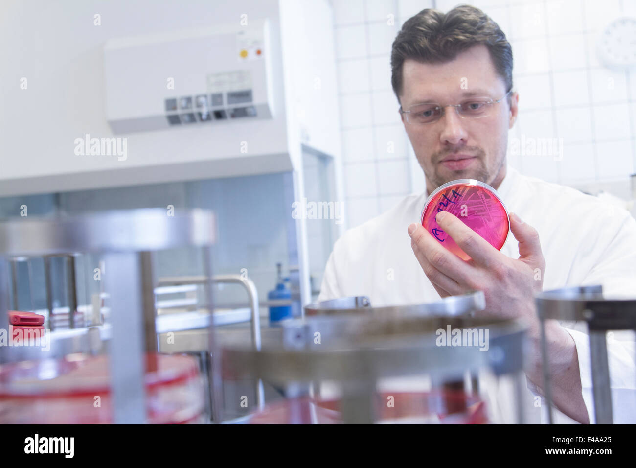Portrait of food analyst in laboratory Stock Photo - Alamy