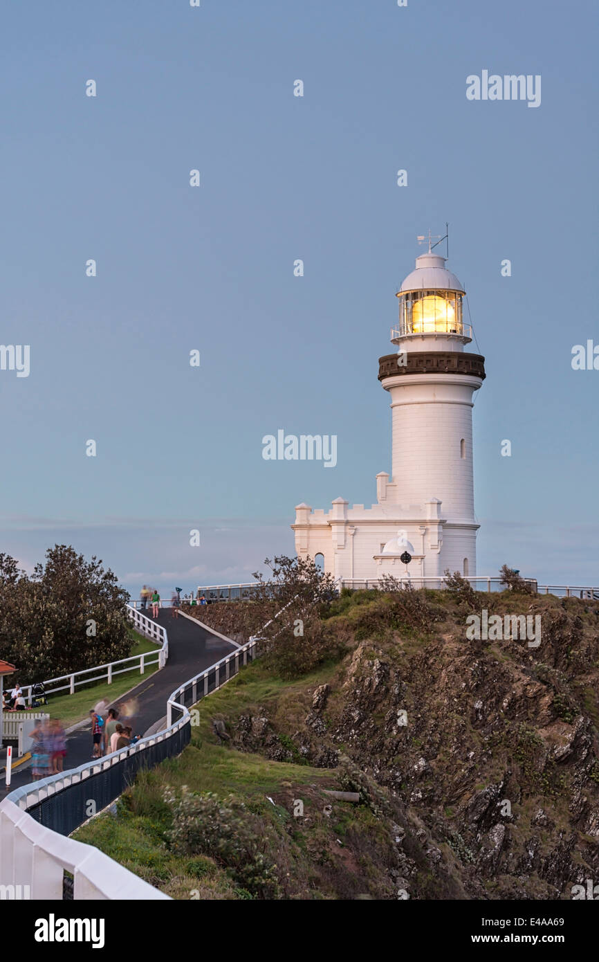 Australia, New South Wales, Byron Bay, Cape Byron Bay lighthouse at ...