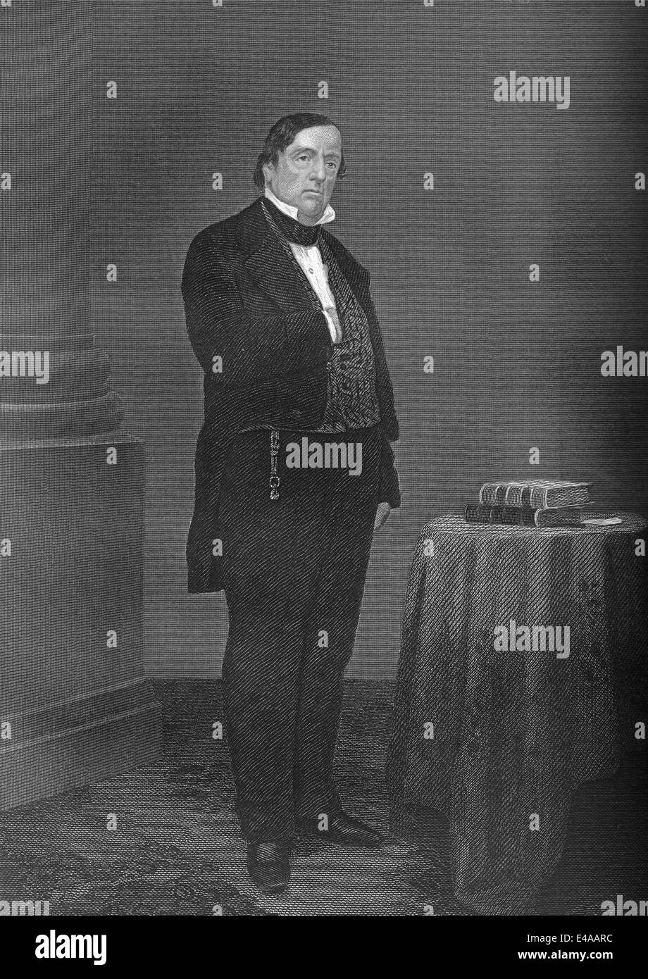 Lewis Cass, 1782 - 1866, an American military officer and politician ...