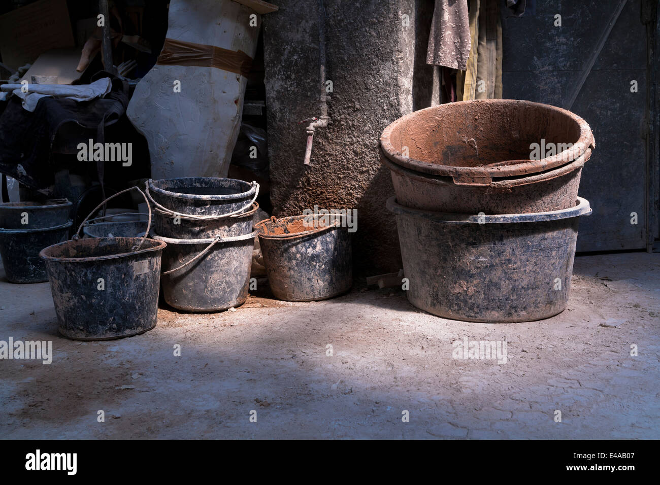 Stack of buckets hi-res stock photography and images - Alamy