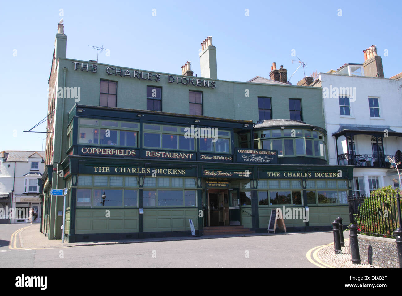 The Charles Dickens Pub Broadstairs Kent Stock Photo - Alamy