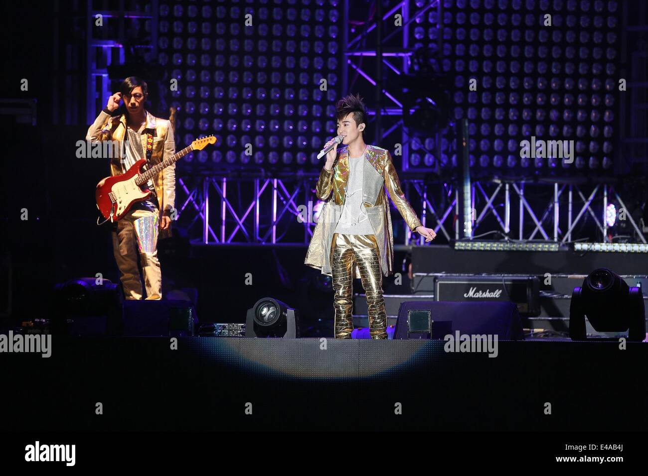 Taiwan pop group Sodagreen hold concert in Taipei,China on Friday July ...