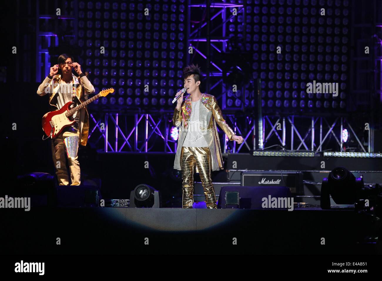Taiwan pop group Sodagreen hold concert in Taipei,China on Friday July ...