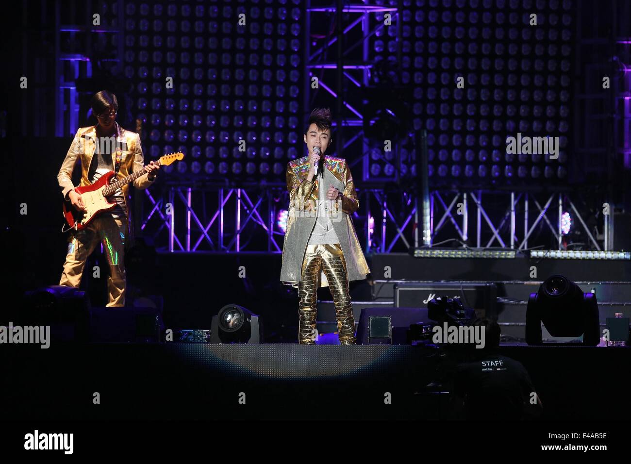 Taiwan pop group Sodagreen hold concert in Taipei,China on Friday July ...