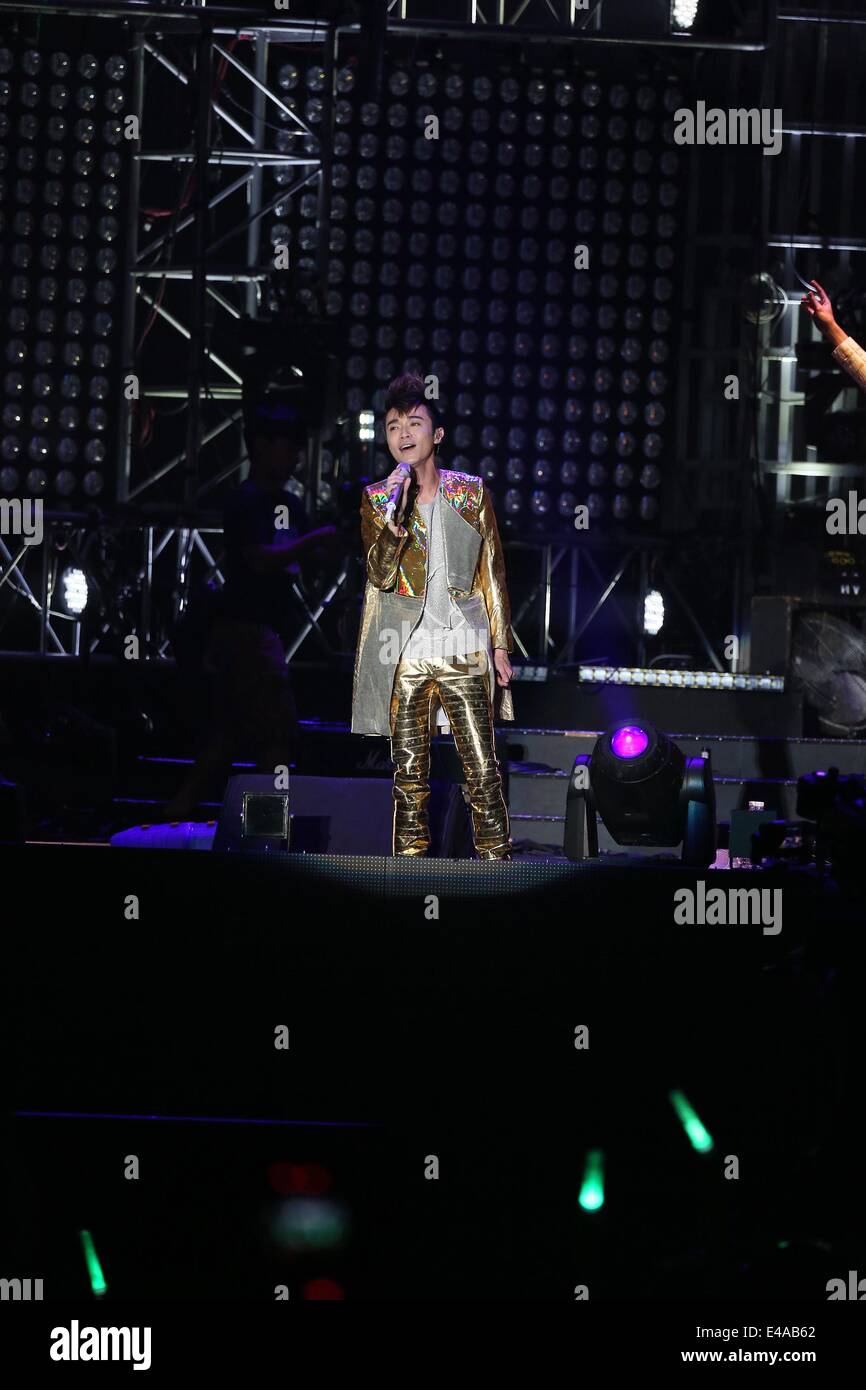 Taiwan pop group Sodagreen hold concert in Taipei,China on Friday July ...