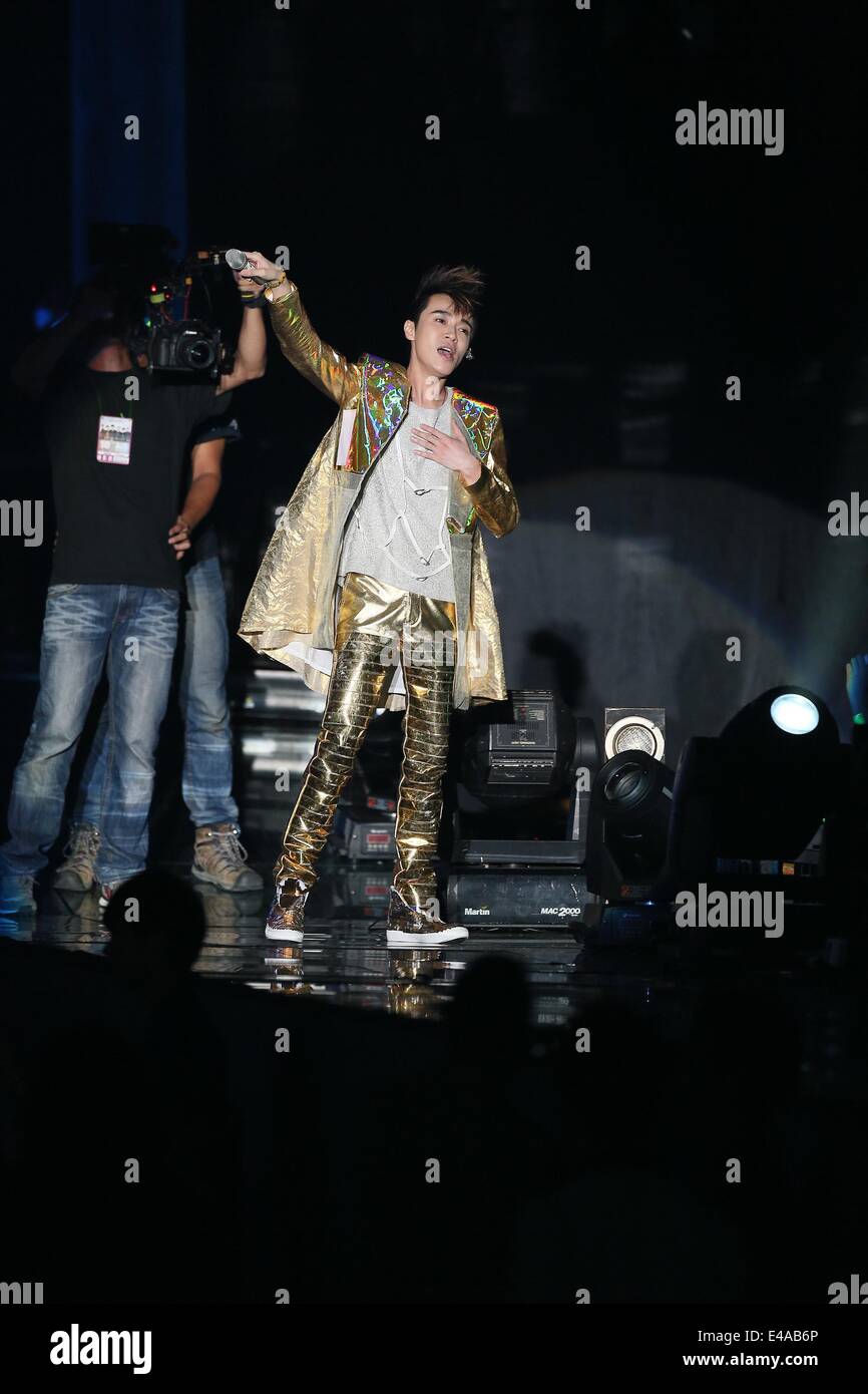 Taiwan pop group Sodagreen hold concert in Taipei,China on Friday July ...