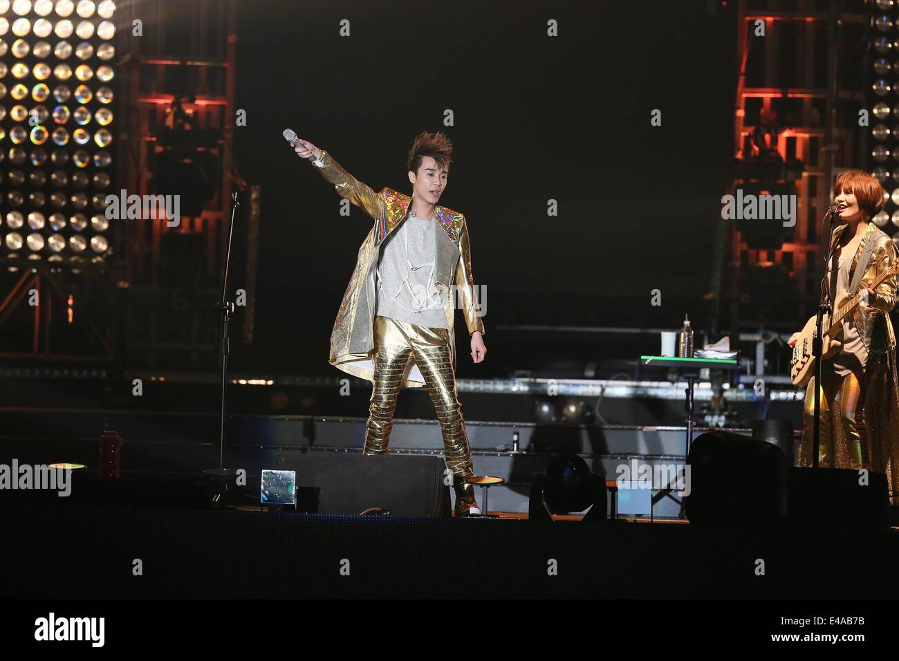 Taiwan pop group Sodagreen hold concert in Taipei,China on Friday July ...
