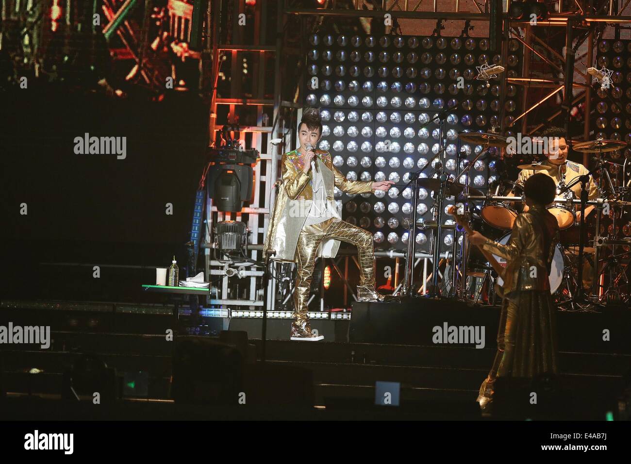 Taiwan pop group Sodagreen hold concert in Taipei,China on Friday July ...
