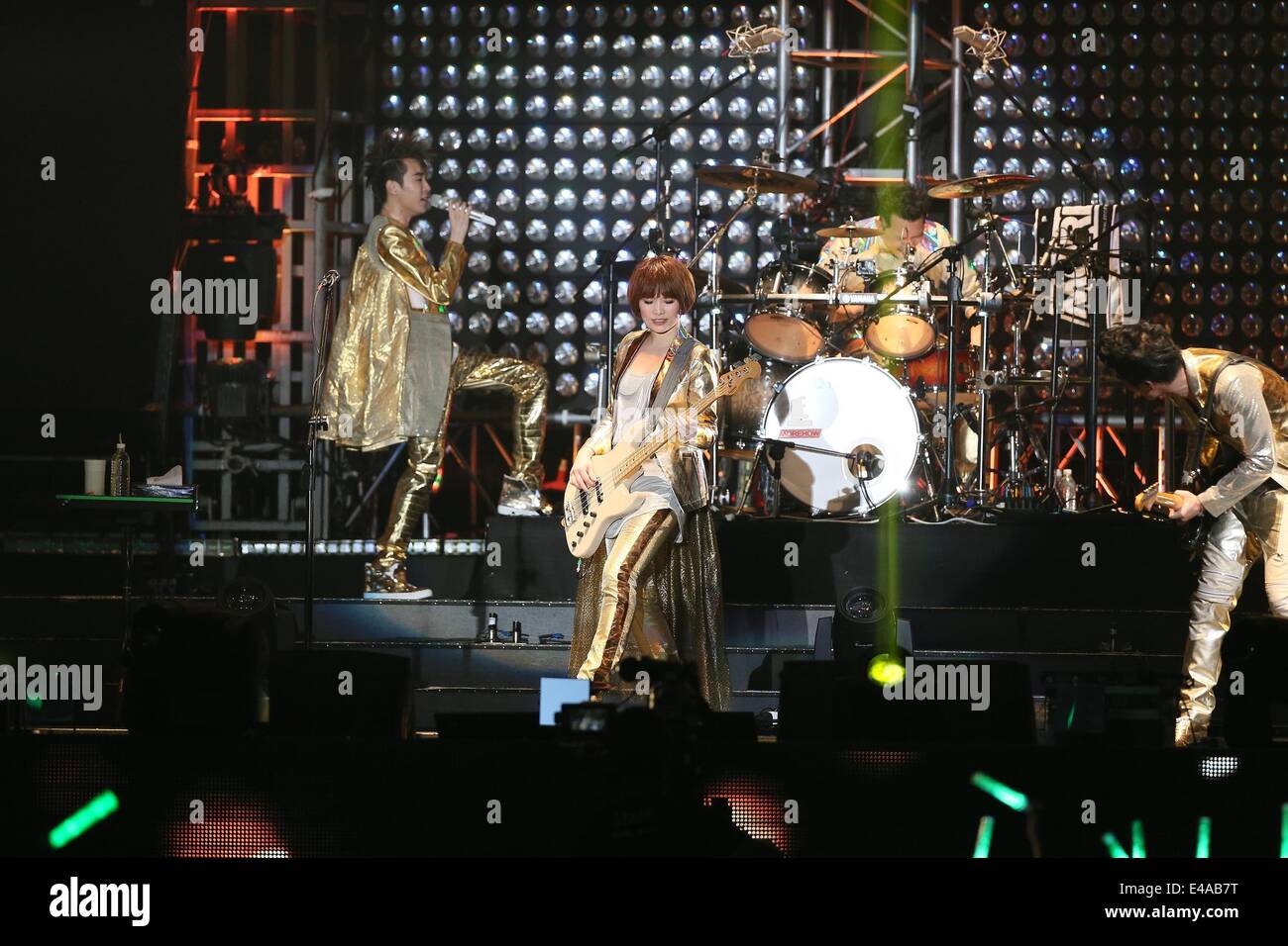 Taiwan pop group Sodagreen hold concert in Taipei,China on Friday July ...