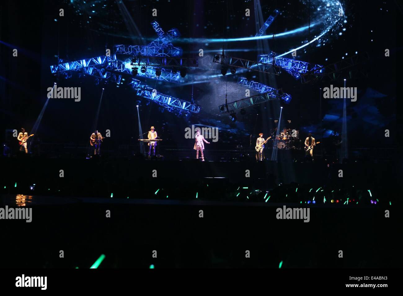 Taiwan pop group Sodagreen hold concert in Taipei,China on Friday July ...