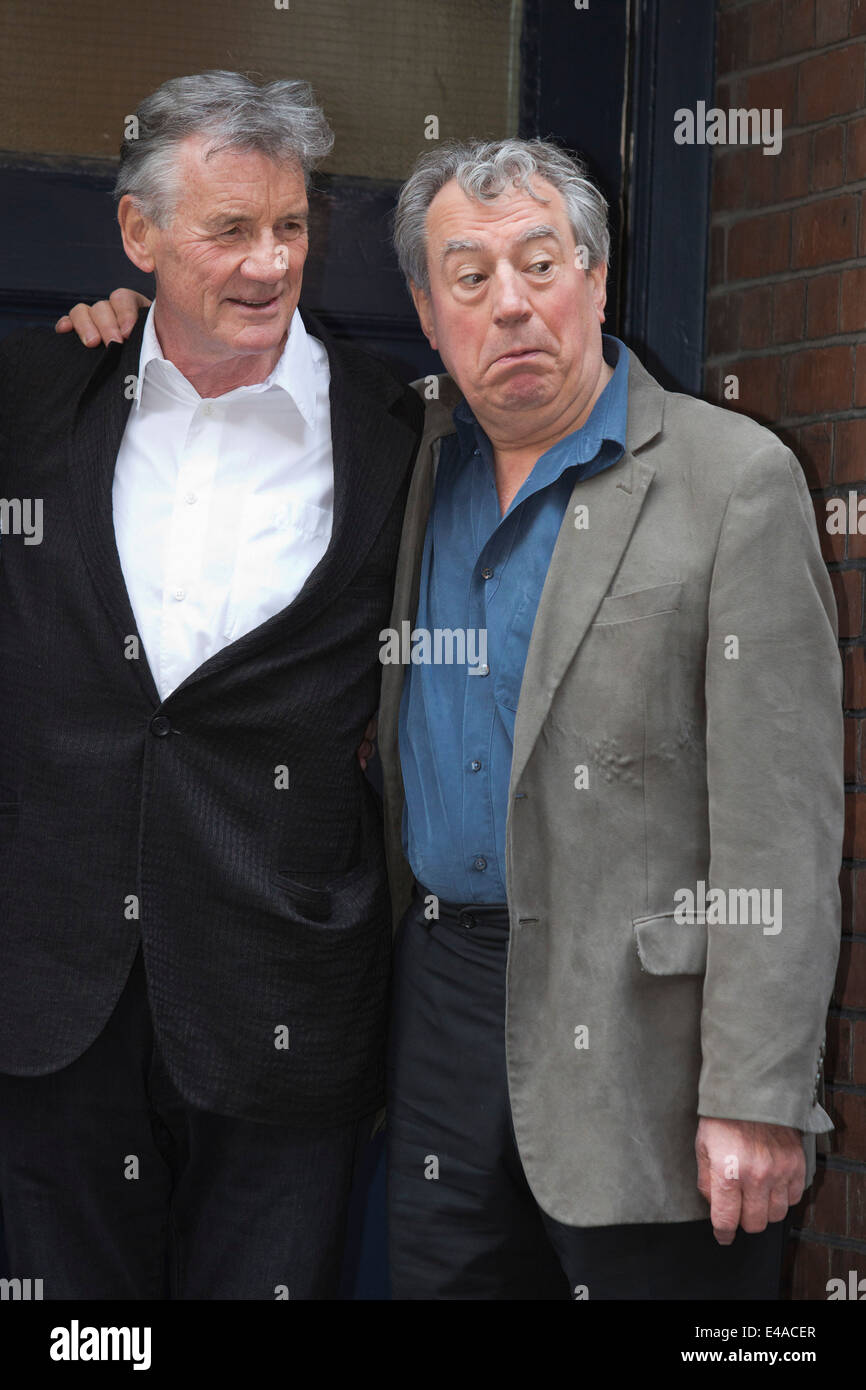 Monty Python photocall with Michael Palin and Terry Jones at the London ...