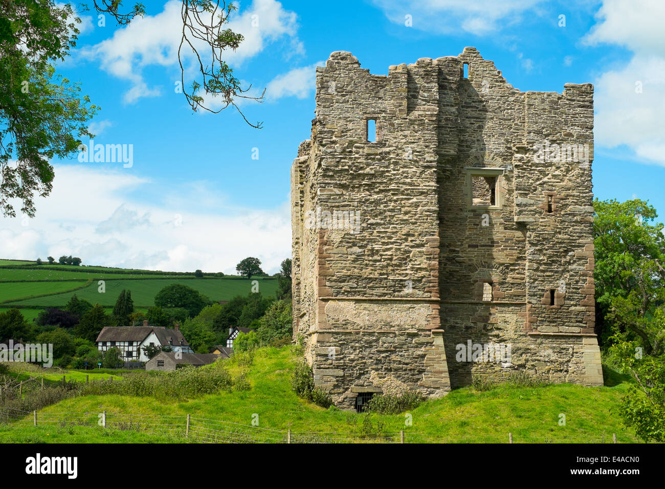 Hopton castle hi-res stock photography and images - Alamy