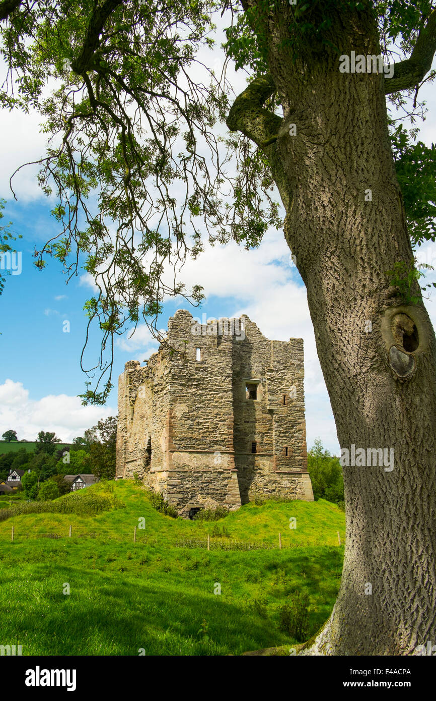 Hopton Castle, South Shropshire, England Stock Photo - Alamy