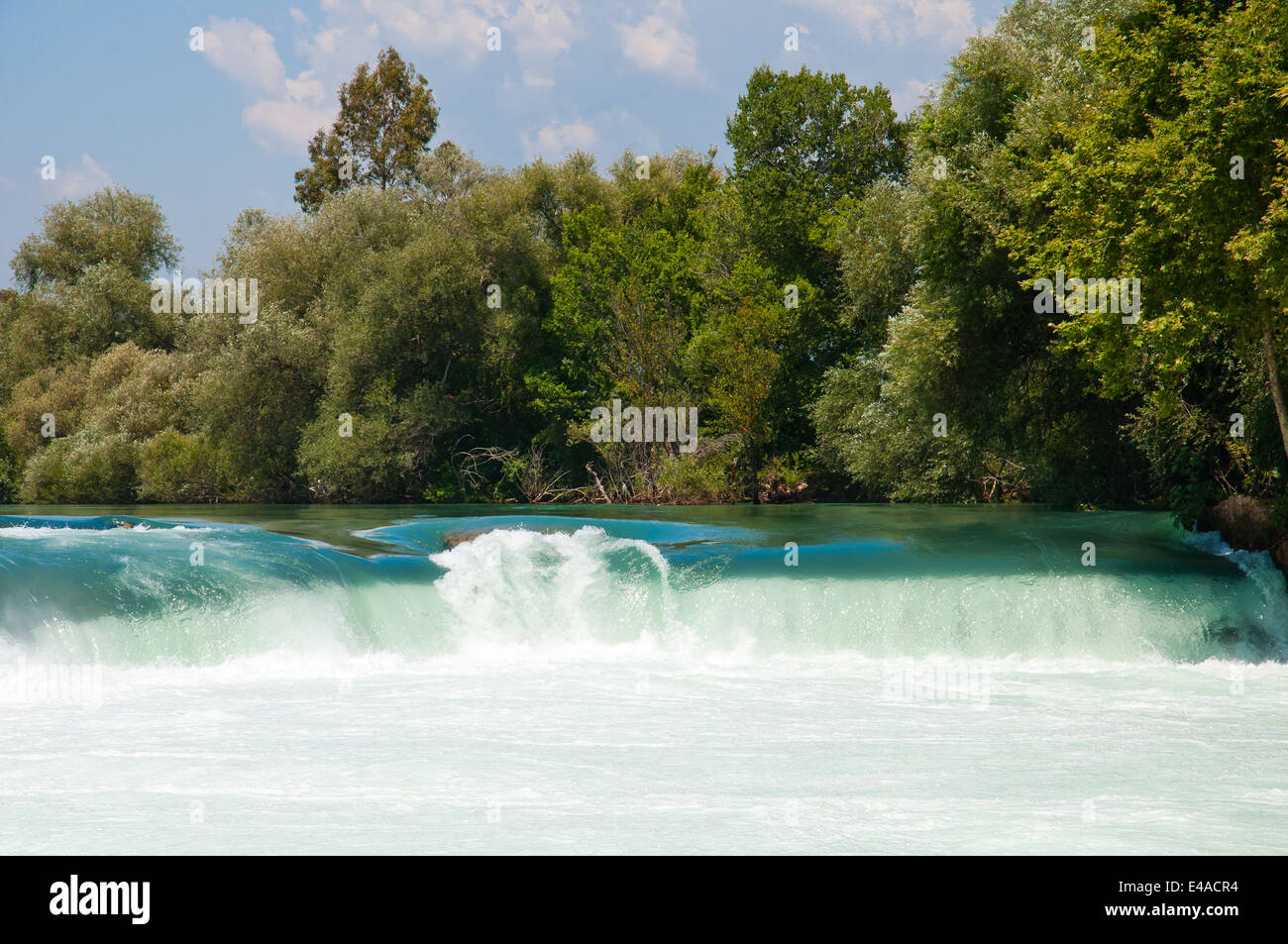 waterfall river Manavgat turkey Side sill summer day sunny nature ...