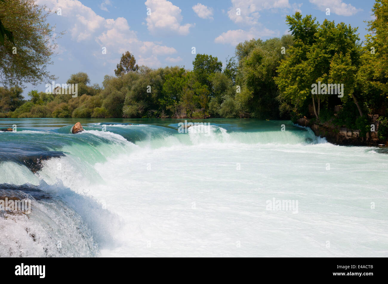 waterfall river Manavgat turkey Side sill summer day sunny nature ...