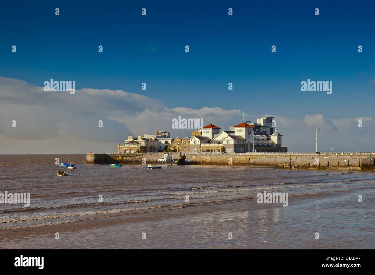 The Knightstone Island complex at Weston-super-Mare, North Somerset ...