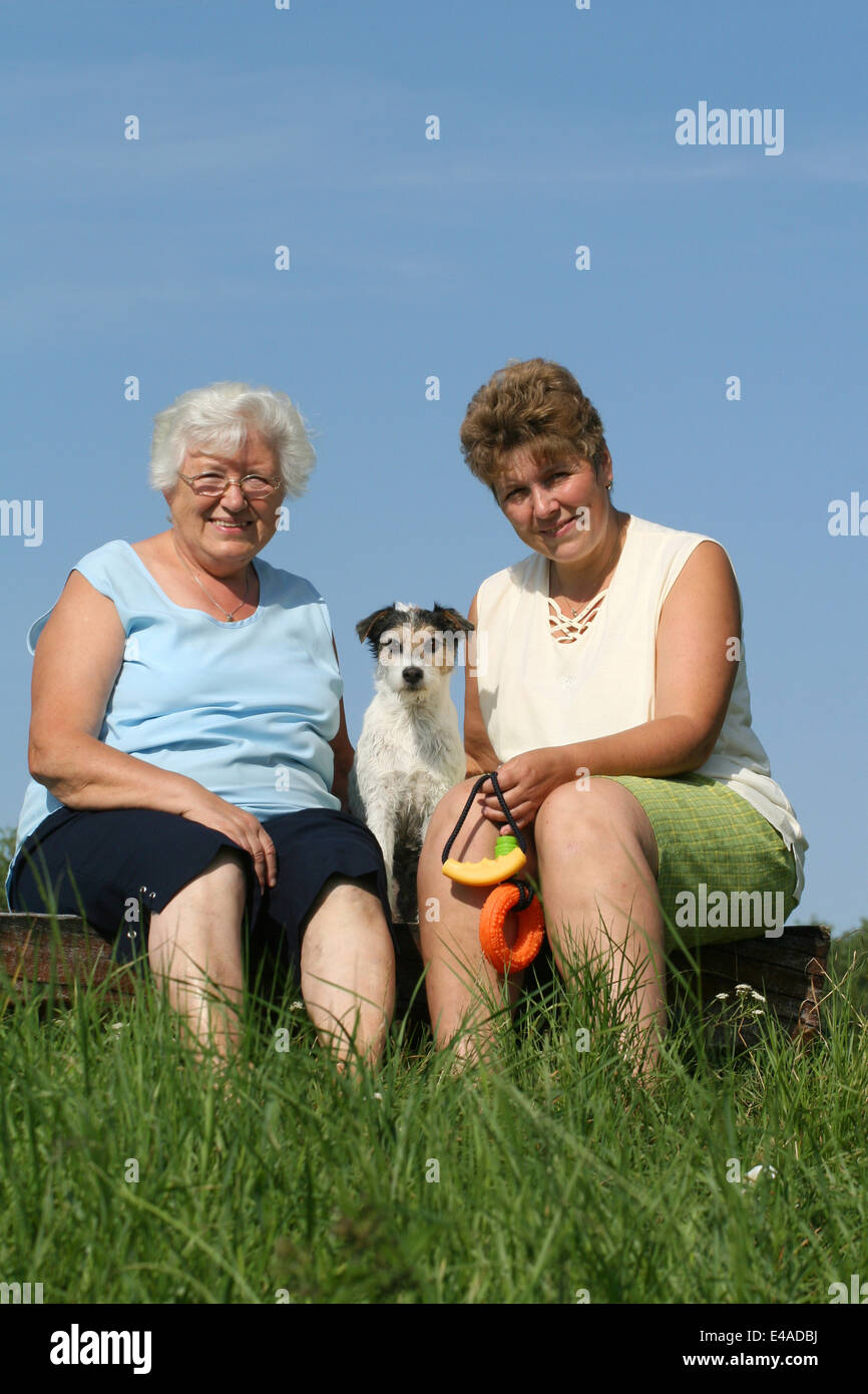 women with dog Stock Photo - Alamy