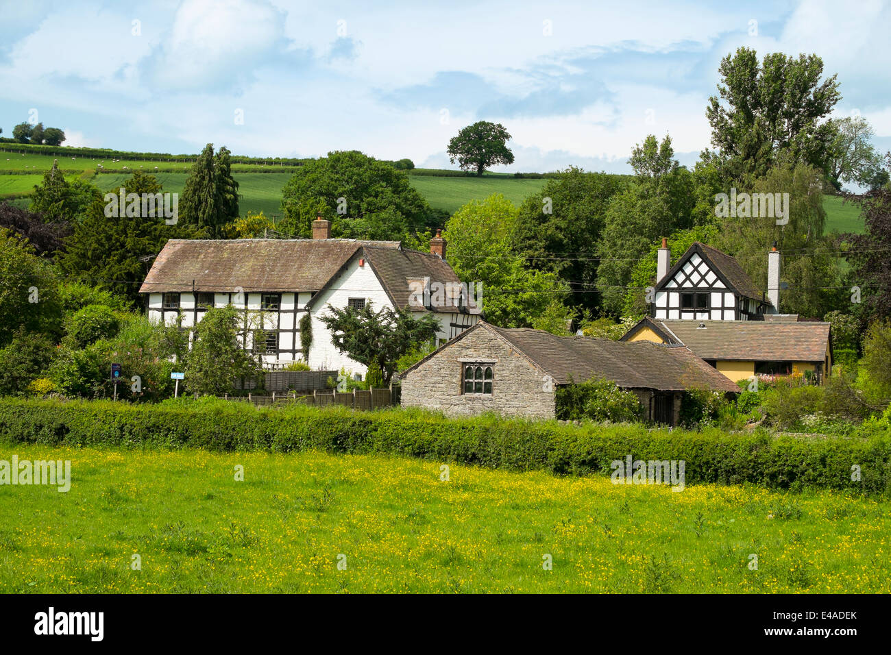 The Village of Hopton Castle, South Shropshire, England Stock Photo - Alamy