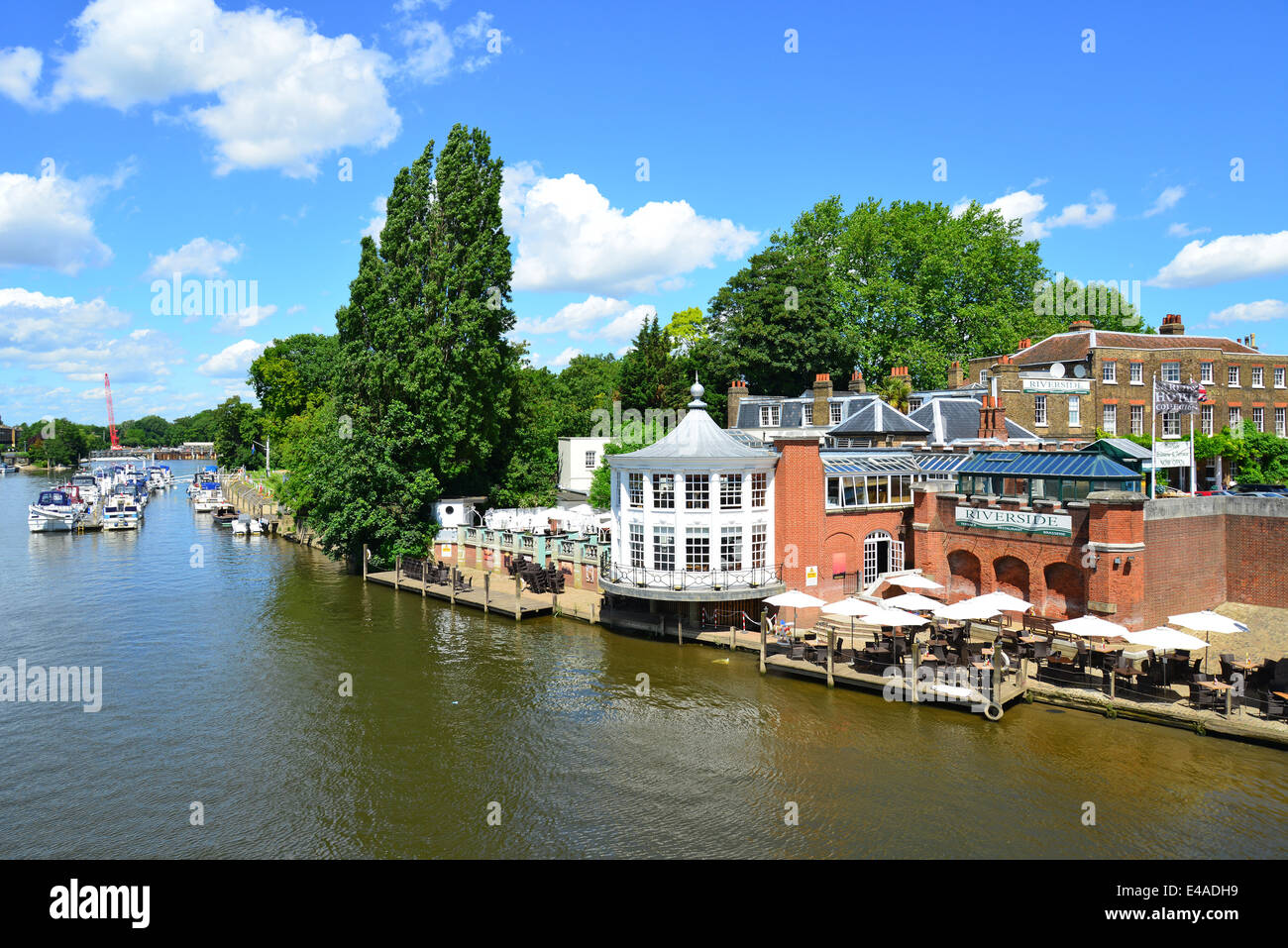 Carlton Mitre Hotel and River Thames, Hampton Court, Borough of ...