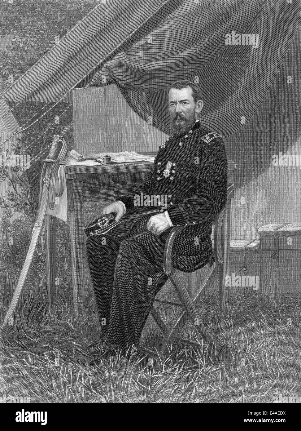 Philip Henry Sheridan, 1831 - 1888, a career United States Army officer ...