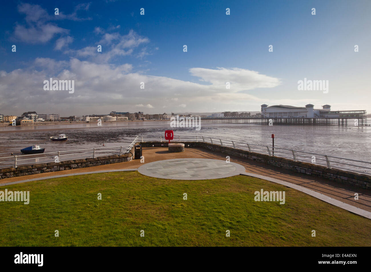 The rebuilt Grand Pier (2010) from Knightstone Island at Weston-super ...