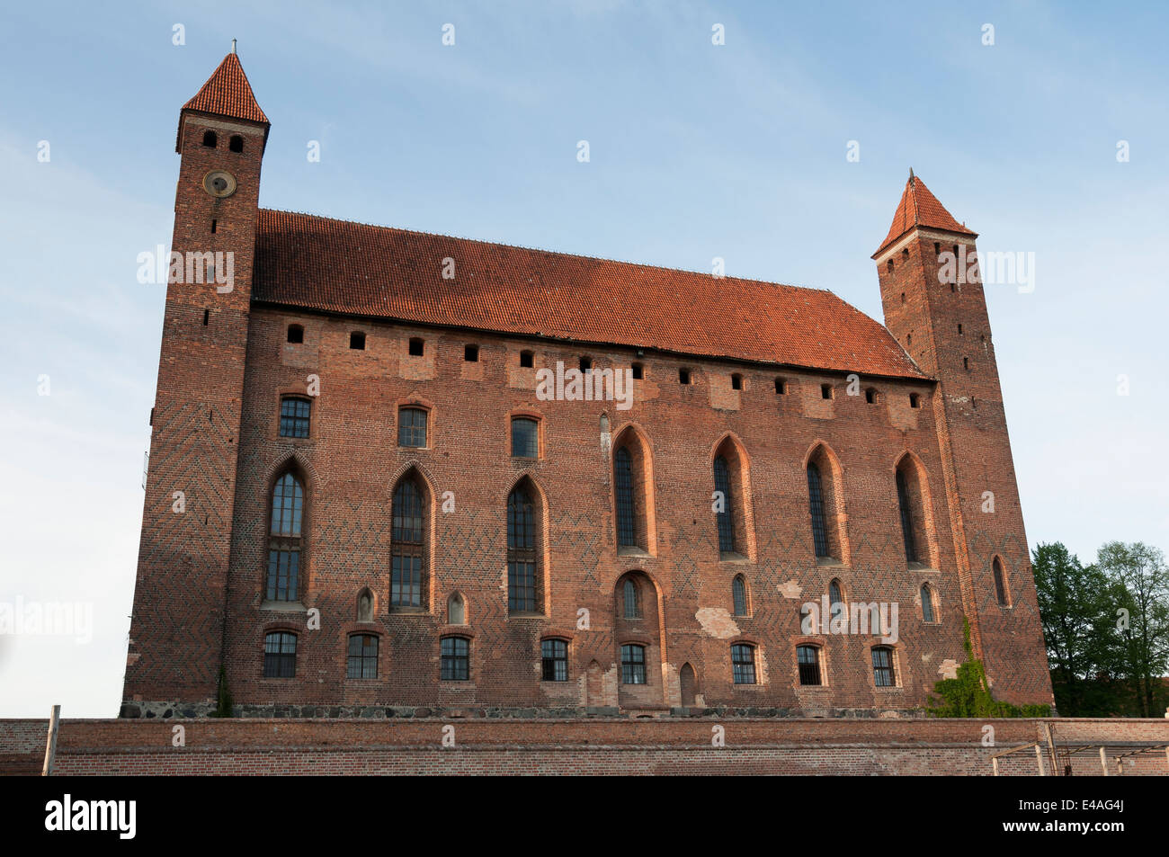 Teutonic castle (14th century) in Gniew, Poland Stock Photo - Alamy