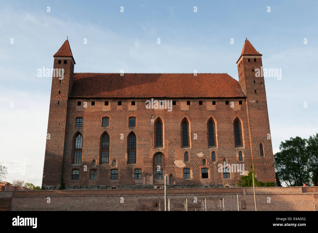 Teutonic castle (14th century) in Gniew, Poland Stock Photo - Alamy