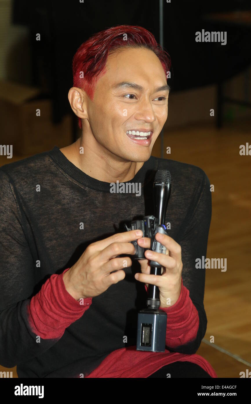 Chilam Cheung performs on stage during Chilam Crazy Hours Live at Hong ...